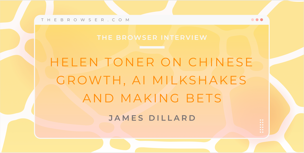 Helen Toner On Chinese Growth, AI Milkshakes And Making Bets